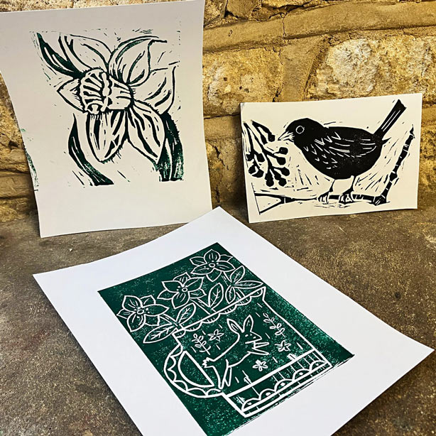 Wychwood Festival: Lino Printing Inspired By Nature